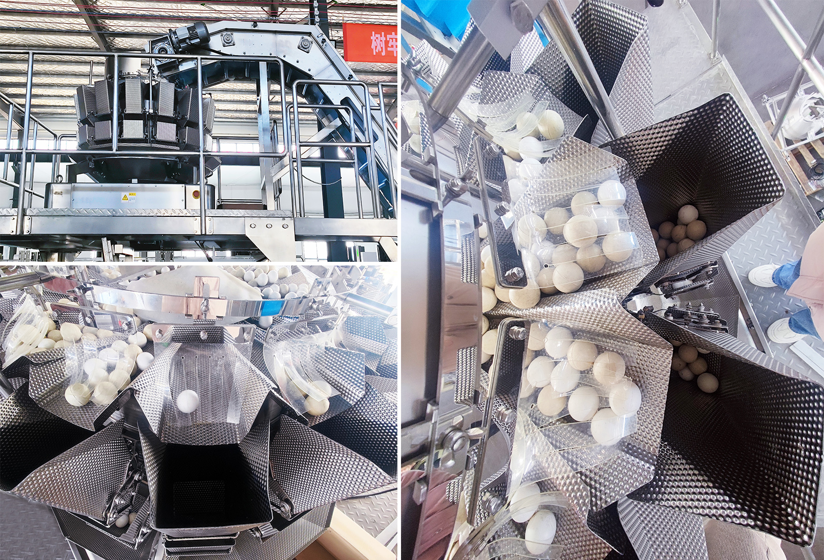 Multifunction Automatic Frozen Food Vertical Packaging Production Line ...